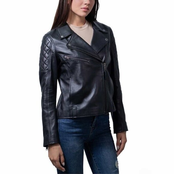 Frye | Jackets & Coats | Nwt Frye Womens Leather Biker Jacket Size ...